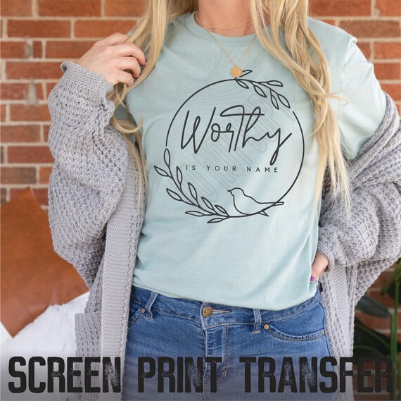 SCREEN PRINT Transfer Screen Print Transfers Ready for Press - Etsy