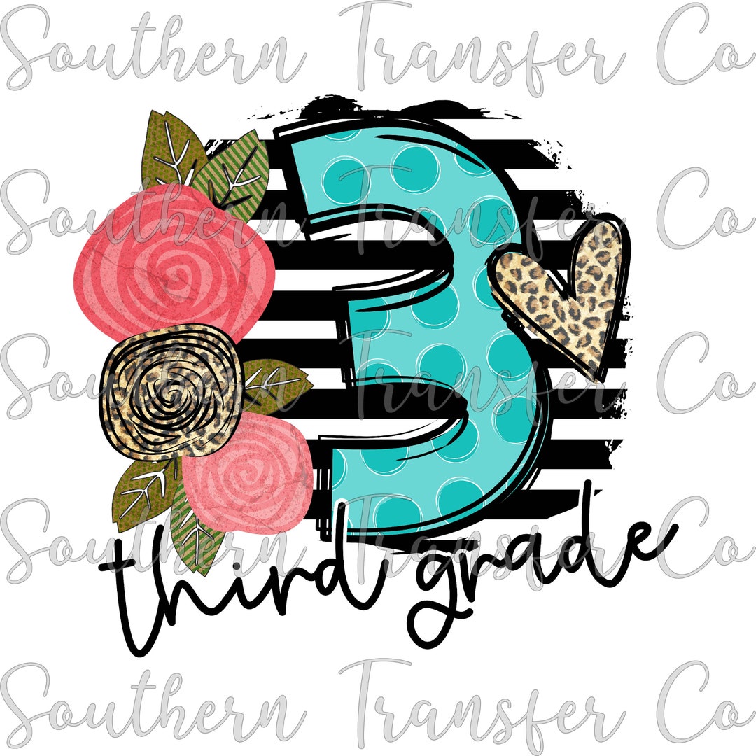 3rd Grade DTF Transfer, Sublimation Transfer, DTF (direct to Film ...