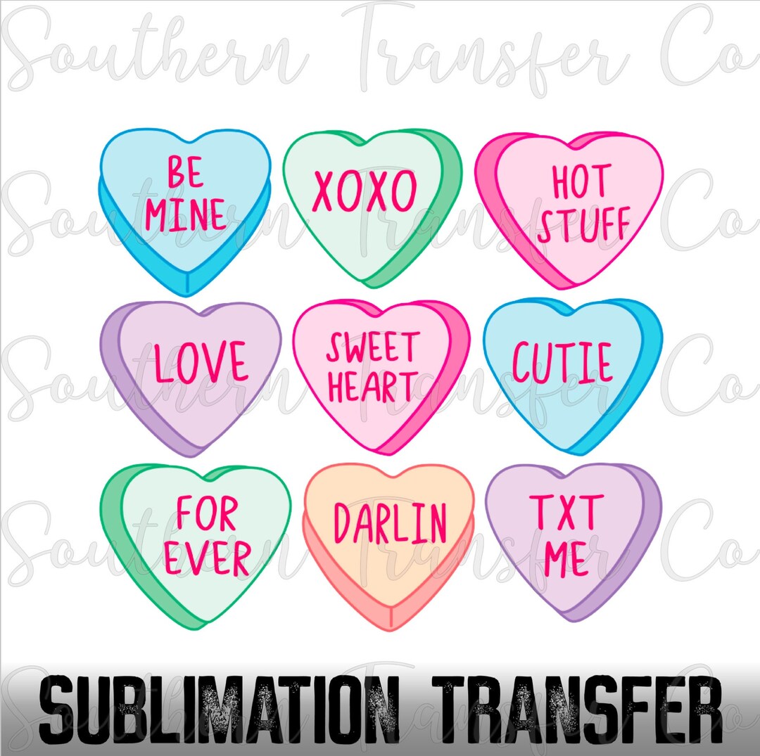 Valentine DTF Transfer, Sublimation Transfer, DTF (direct to Film ...