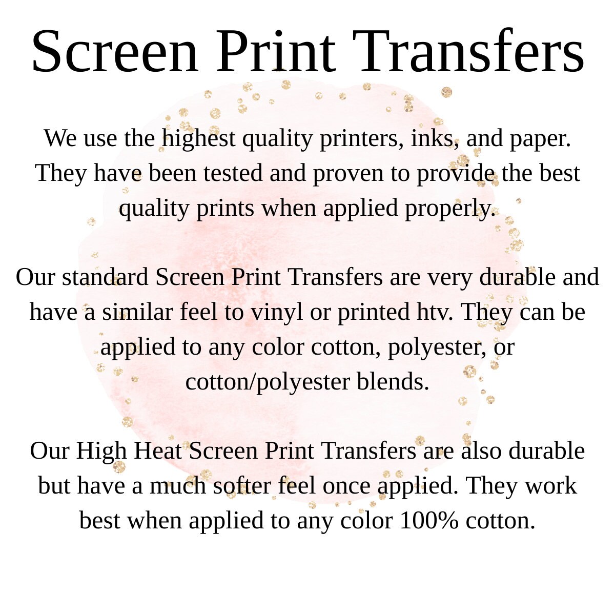 SCREEN PRINT Transfer Screen Print Transfers Ready for Press | Etsy