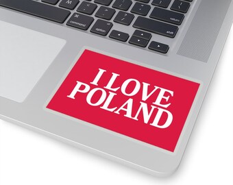 I Love Poland Decal - Etsy
