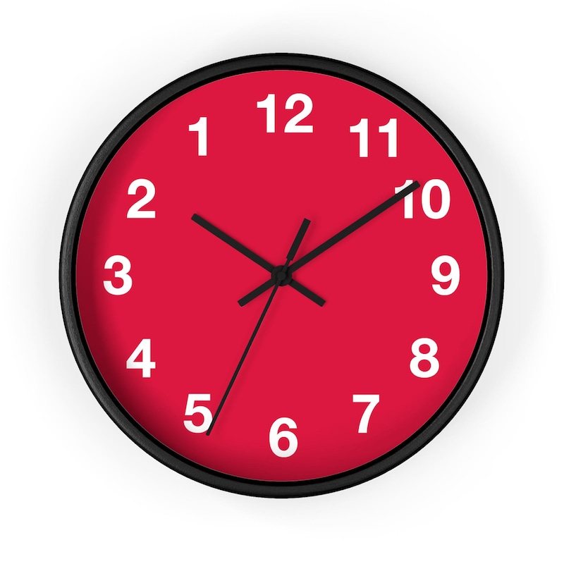 Reverse Clock - Etsy