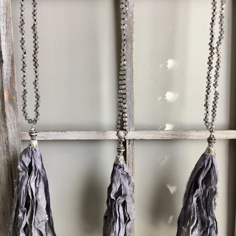 Sari Ribbon Necklace - Etsy