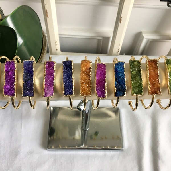 Druzy Cuff - Etsy