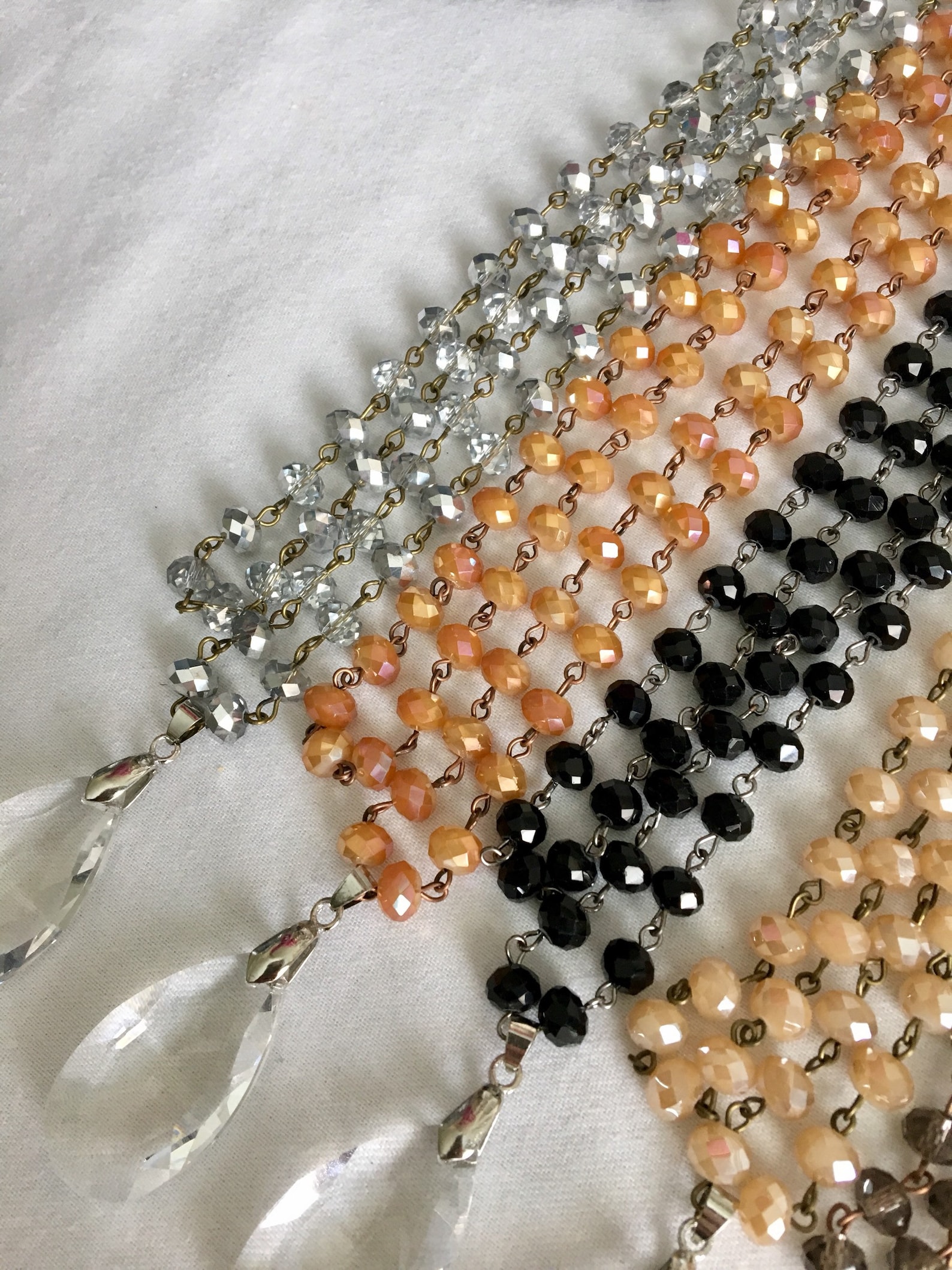 Crystal Drop Necklace | Etsy