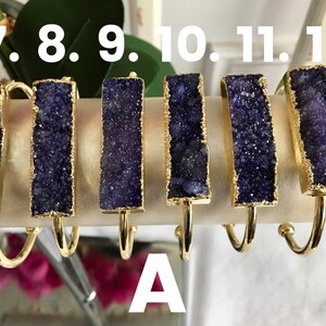 Druzy Cuff Bangle - Etsy