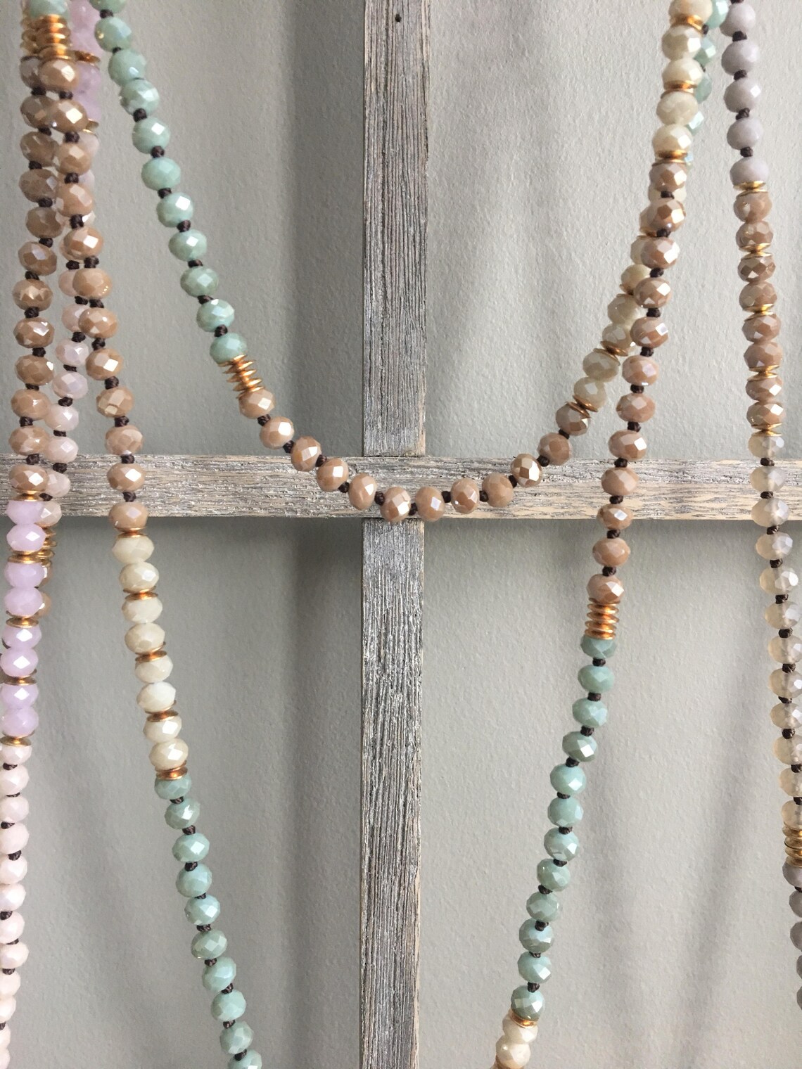 Double Mini Custom Strand Necklace | Etsy