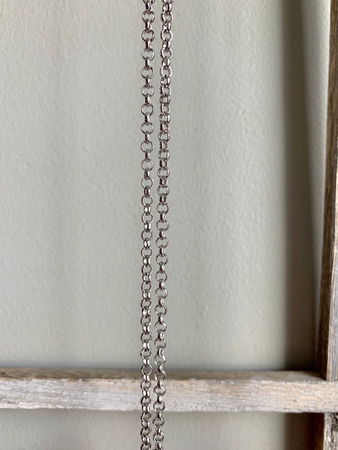 Boho Silk Chain Tassel Necklace | Etsy