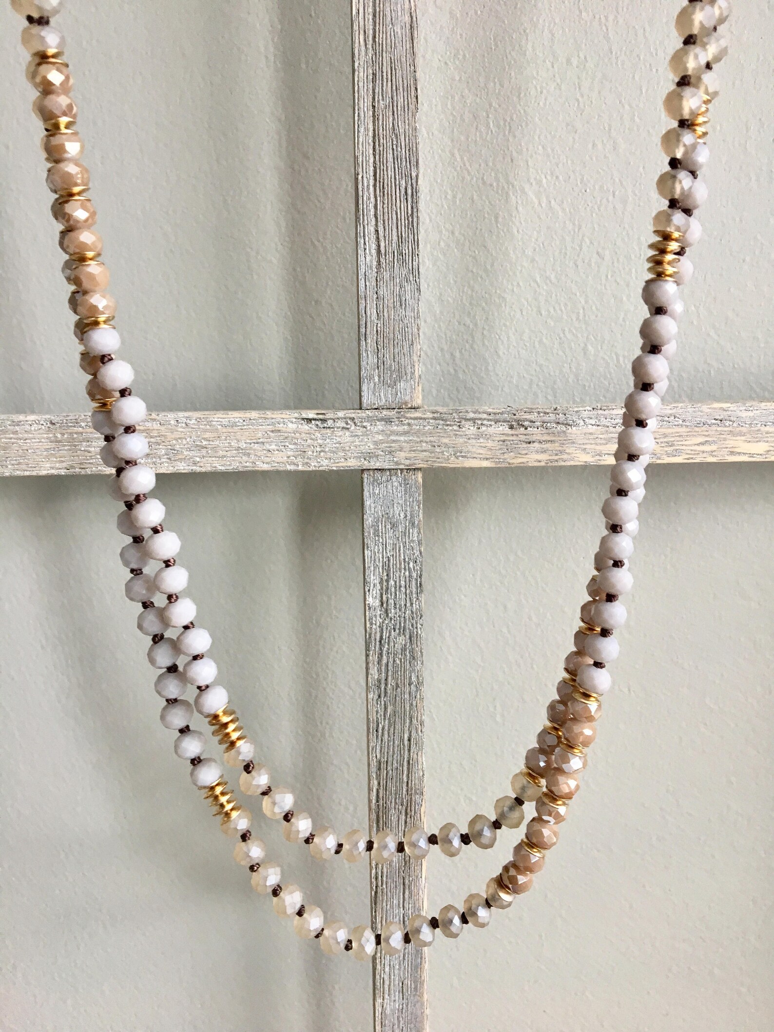 Double Mini Custom Strand Necklace - Etsy