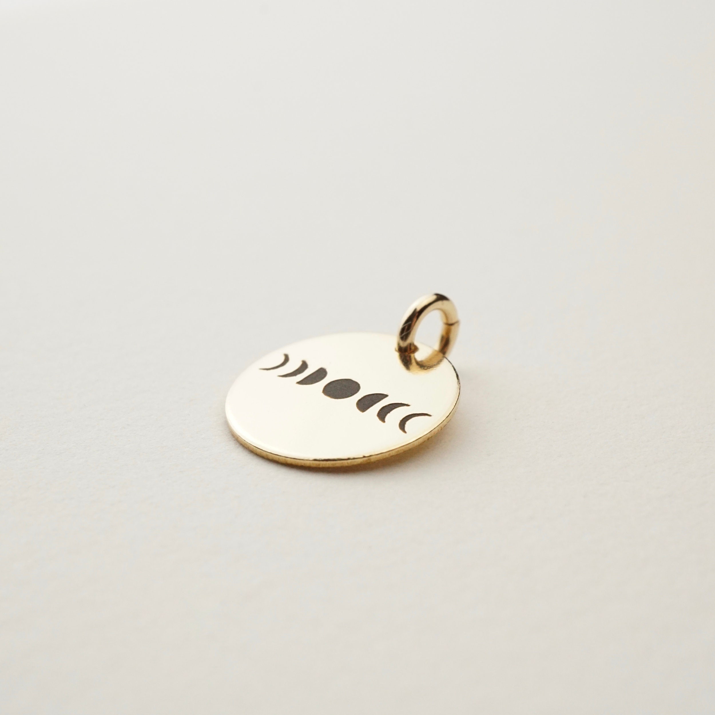 Moon Phase Charm, Celestial Charm, Moon Phase Pendant 14k Gold Fill ...