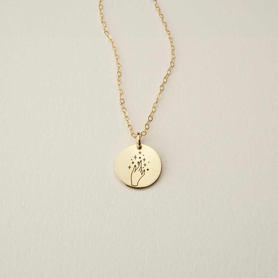 Mystical Magic Pendant Necklace, Magic Necklace, Manifest Charm Pendant ...