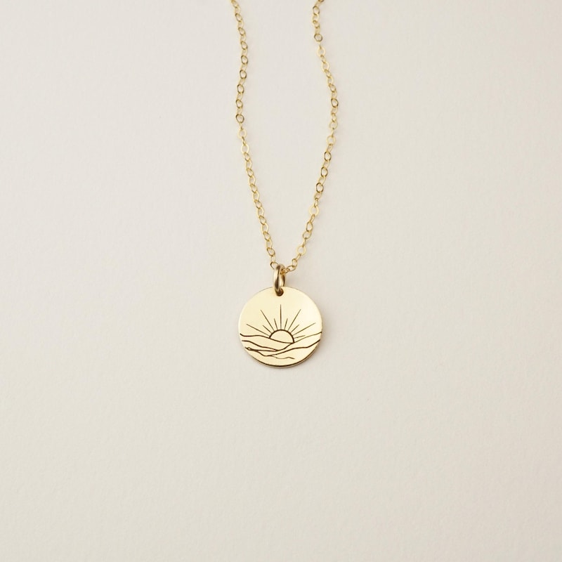 Solar Rose Gold Chain - Etsy