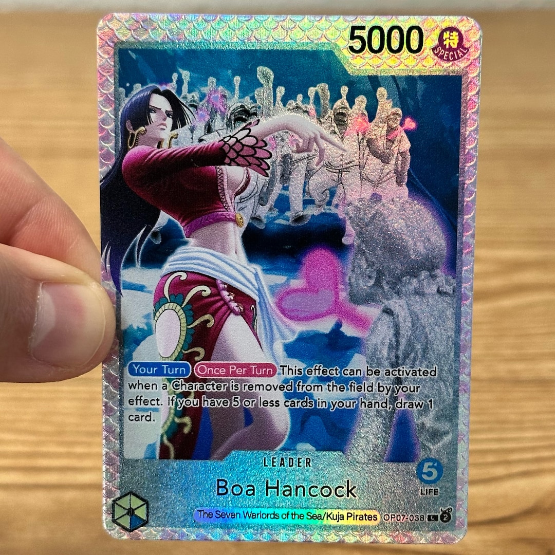 Boa Hancock OP07 Leader Custom Card - Stoned - Etsy