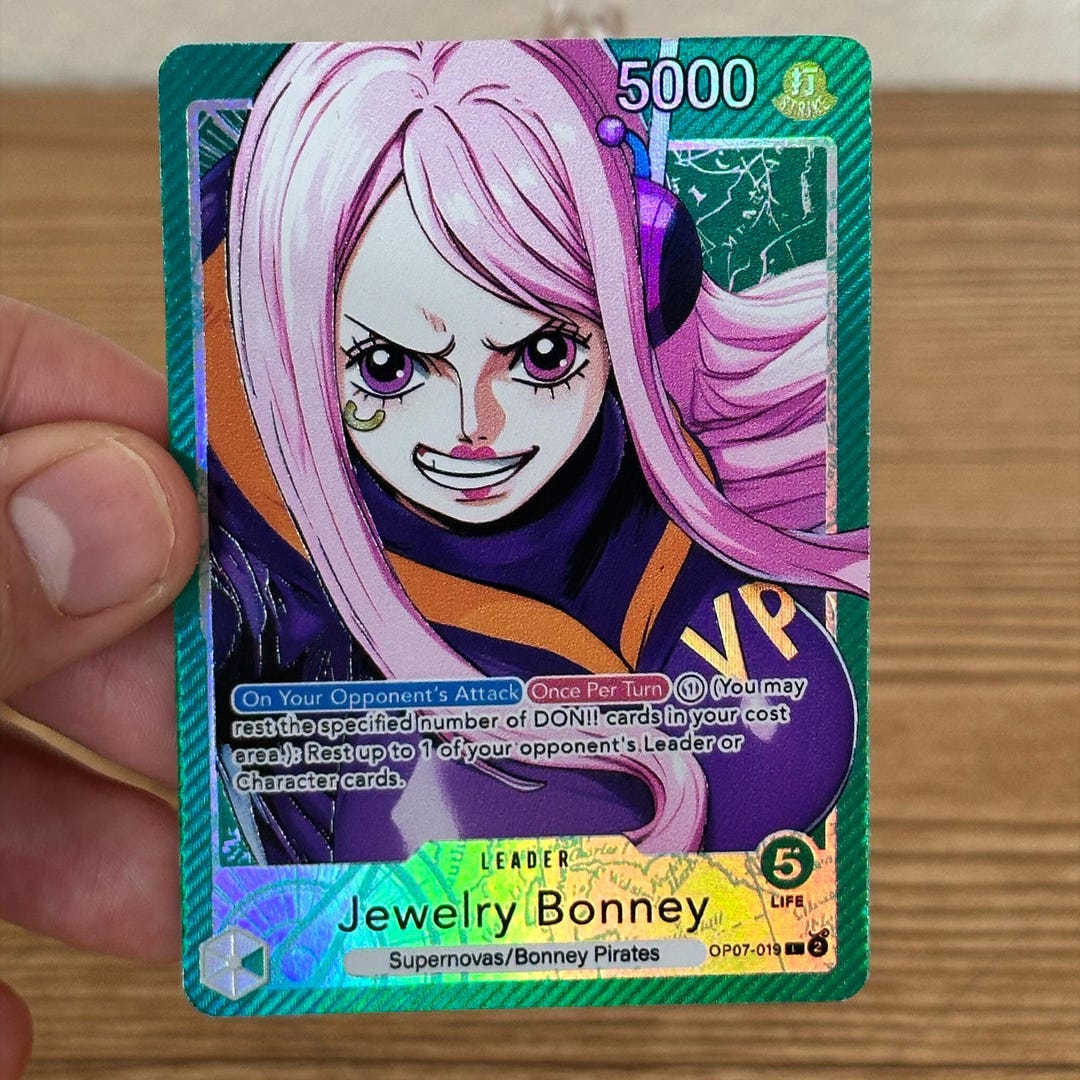 Jewelry Bonney - OP07 Leader Custom Card - Egghead - Etsy