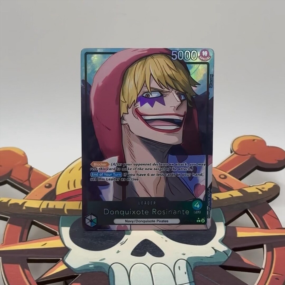 Donquixote Rosinante Leader Custom Card - Manga Face Corazon - Etsy