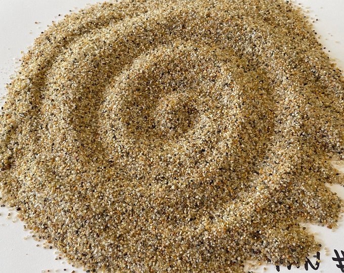 Yellow Quartz River Sand 5 Lb. Coarse, Mesh 16 Beautiful Tan Color, All ...