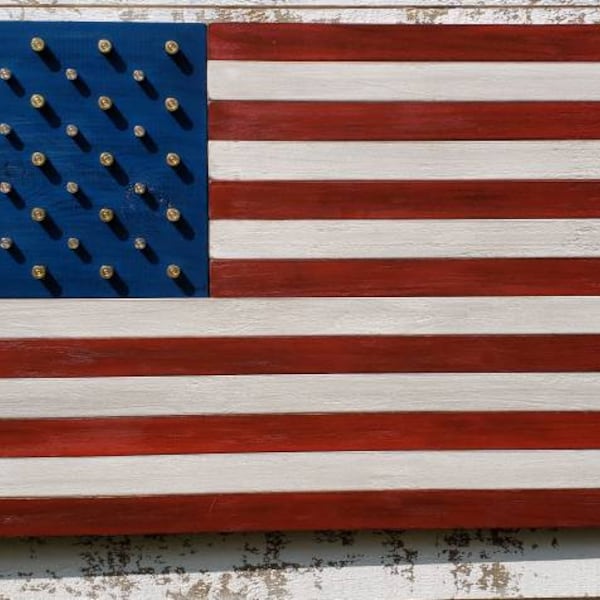 Bullet Casing American Flag - Etsy