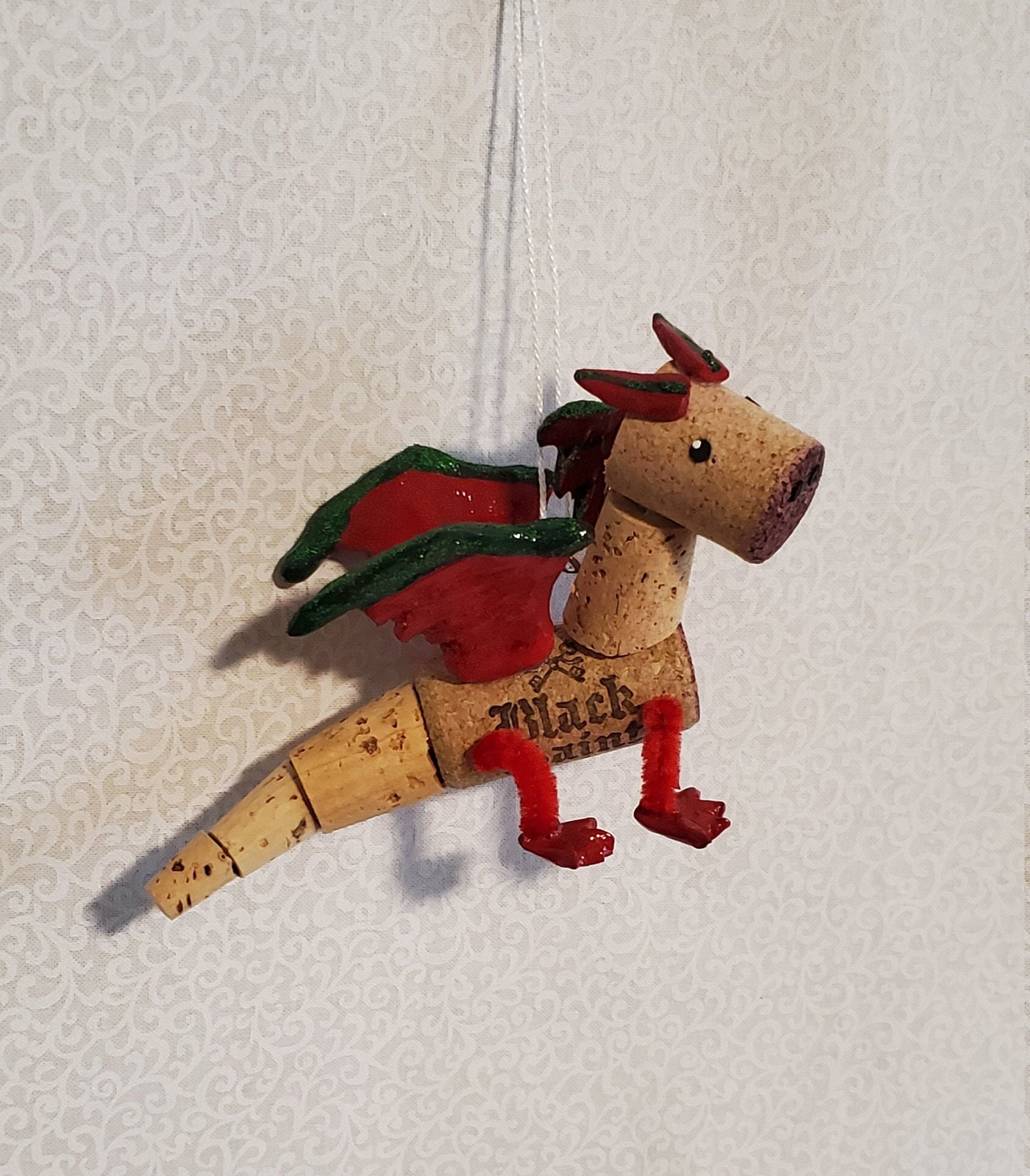 Cork dragon dragon ornament Christmas dragon Dragon gift | Etsy