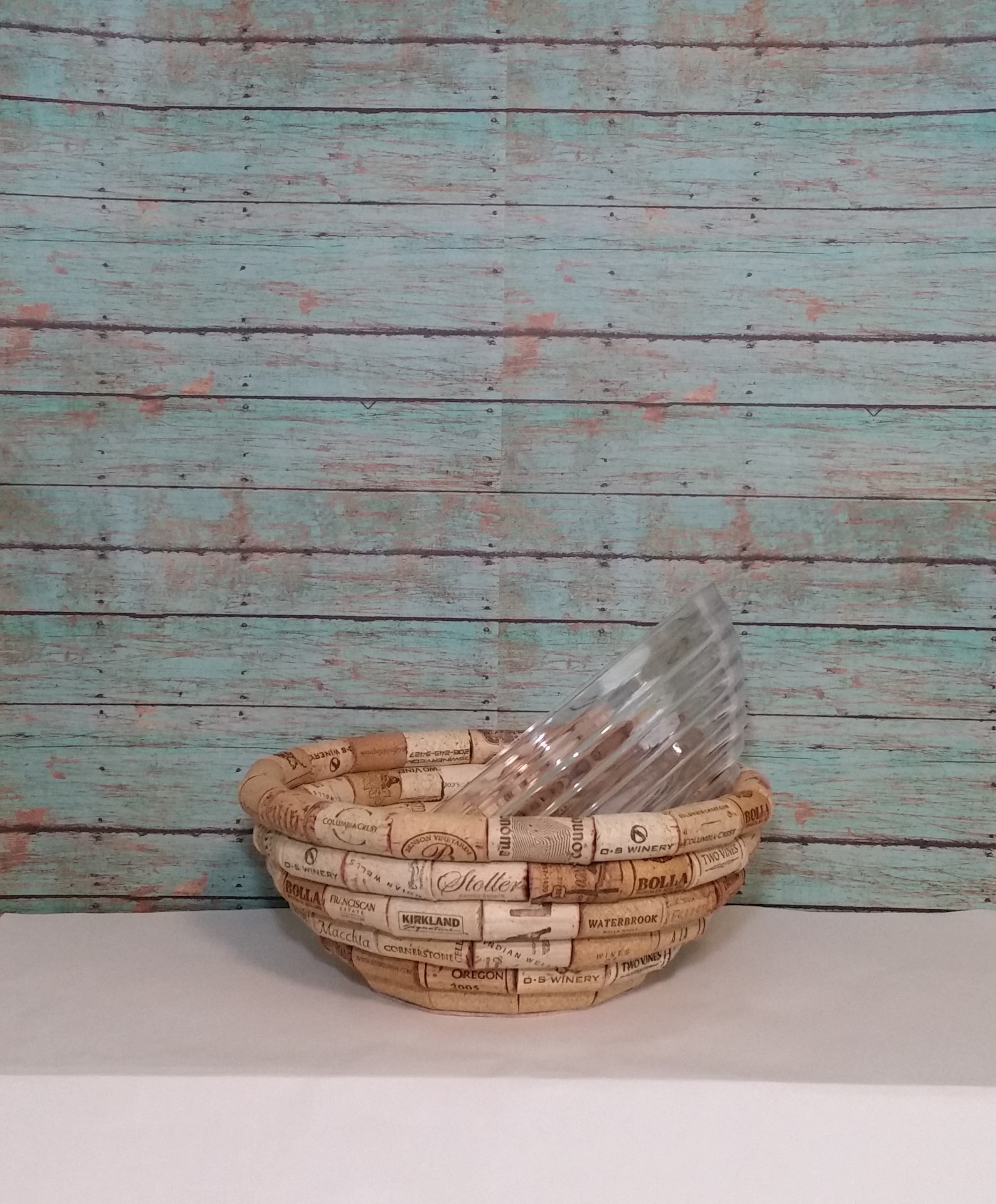 Wine Cork Bowl Cork Bowl Decorative Bowl Fruit Bowl Large - Etsy