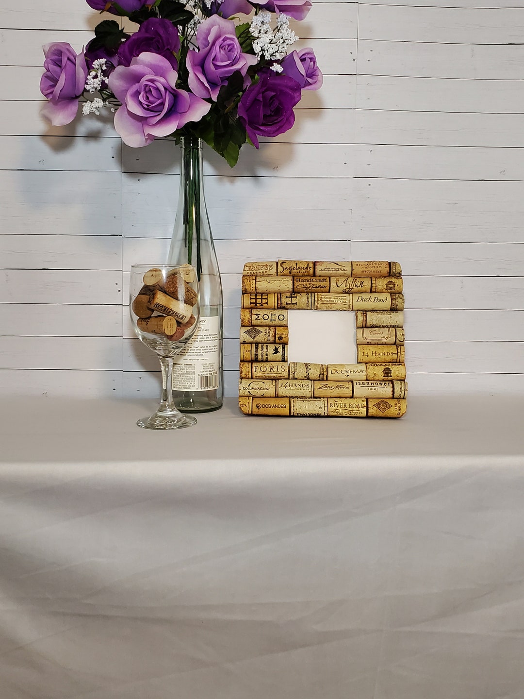 Cork Picture Frame, Wine Cork Picture Frame, Wine Cork Frame, Cork ...