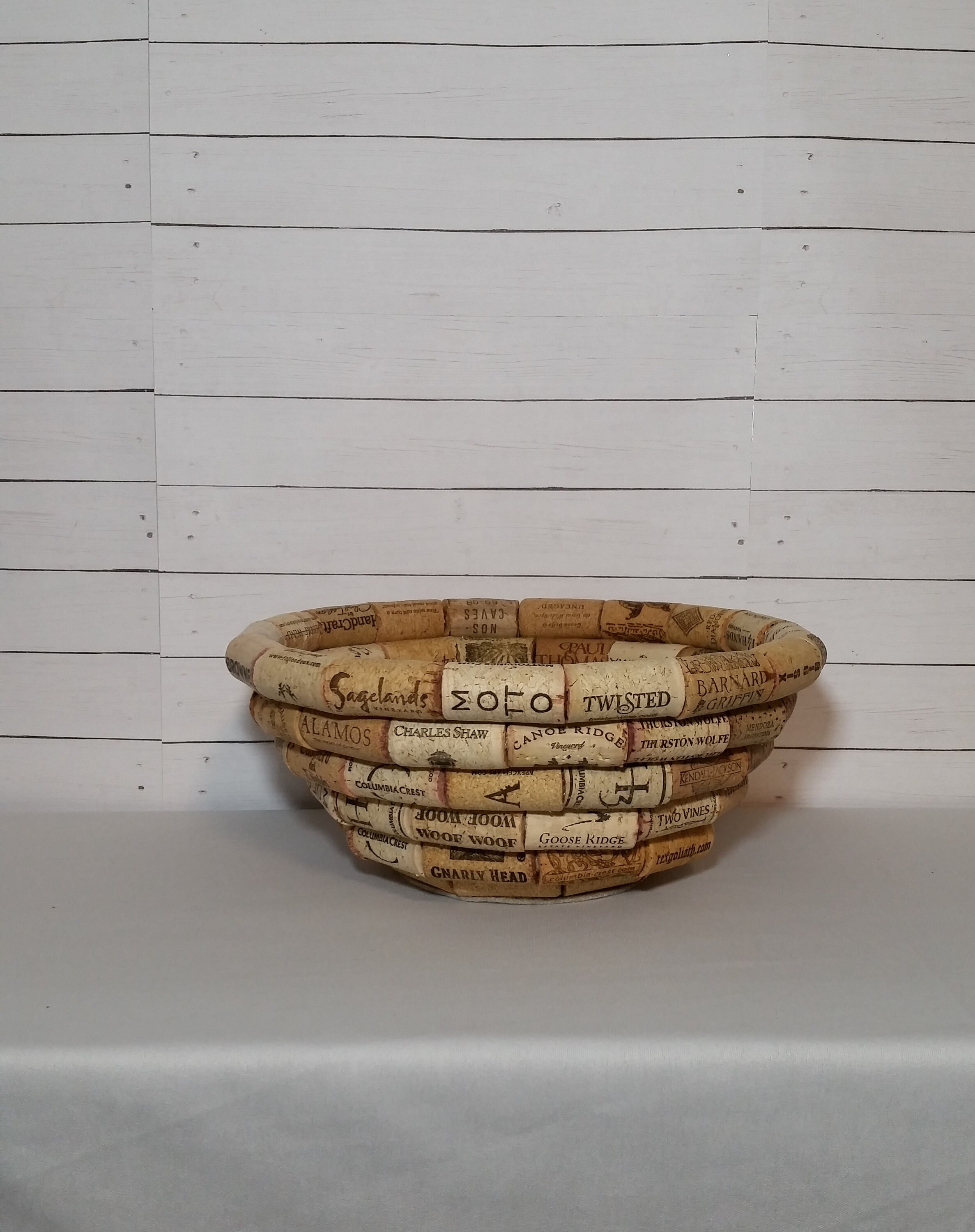 Wine Cork Bowl Cork Bowl Decorative Bowl Fruit Bowl Cork - Etsy