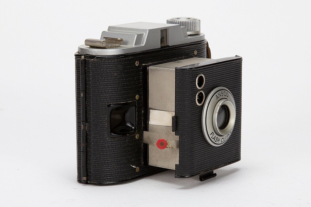 Vintage 1940s Ansco “flash Clipper” Fixed-focus 616 Roll Film Camera - Etsy