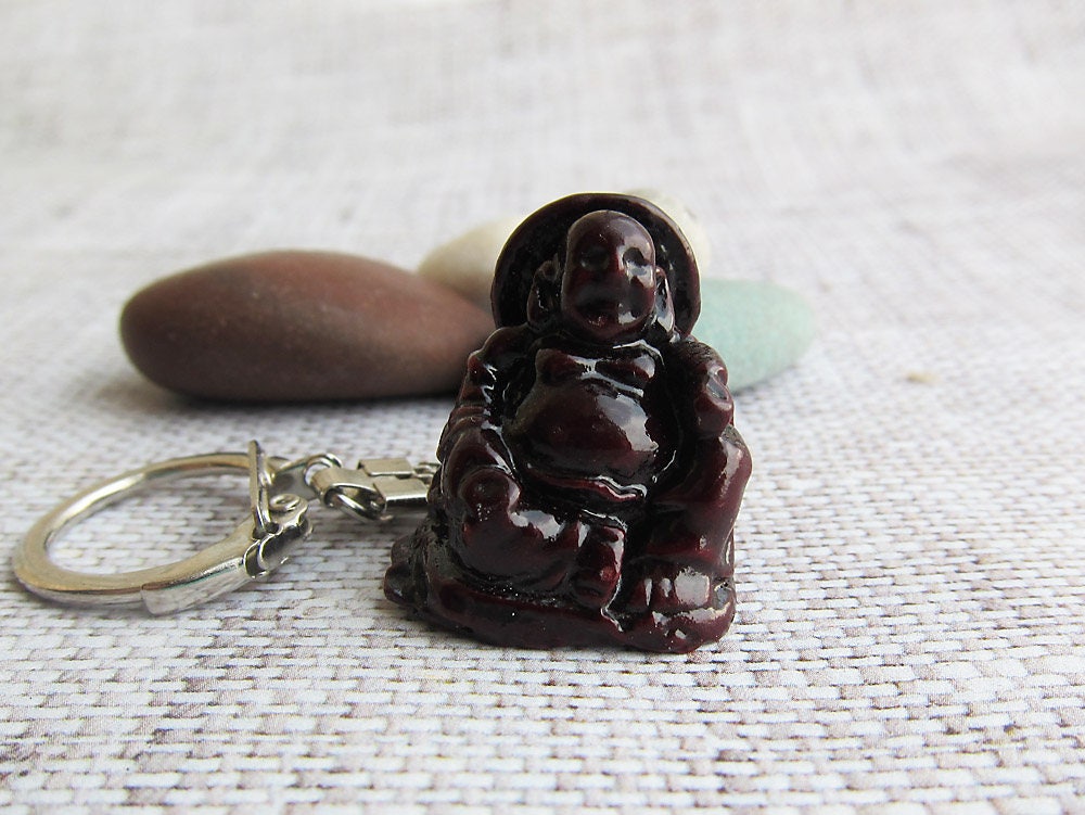 Small Buddha Statue Sitting Buddha Tibetan Keychain Buddhist - Etsy