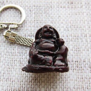 Small Buddha statue sitting buddha tibetan keychain buddhist | Etsy