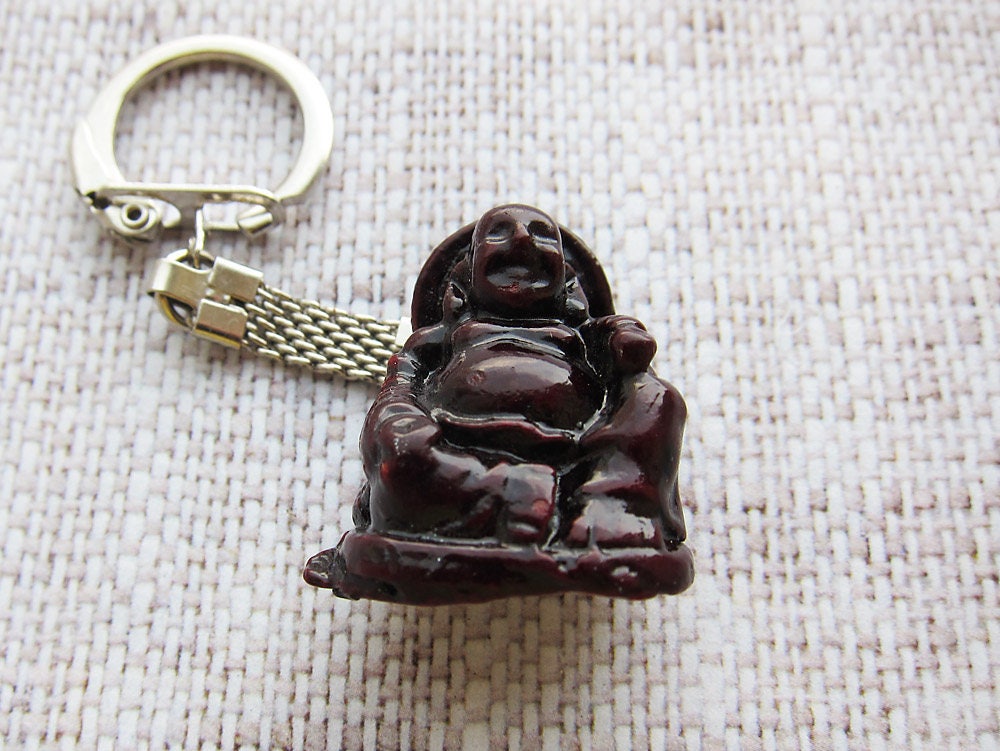 Small Buddha Statue Sitting Buddha Tibetan Keychain Buddhist - Etsy
