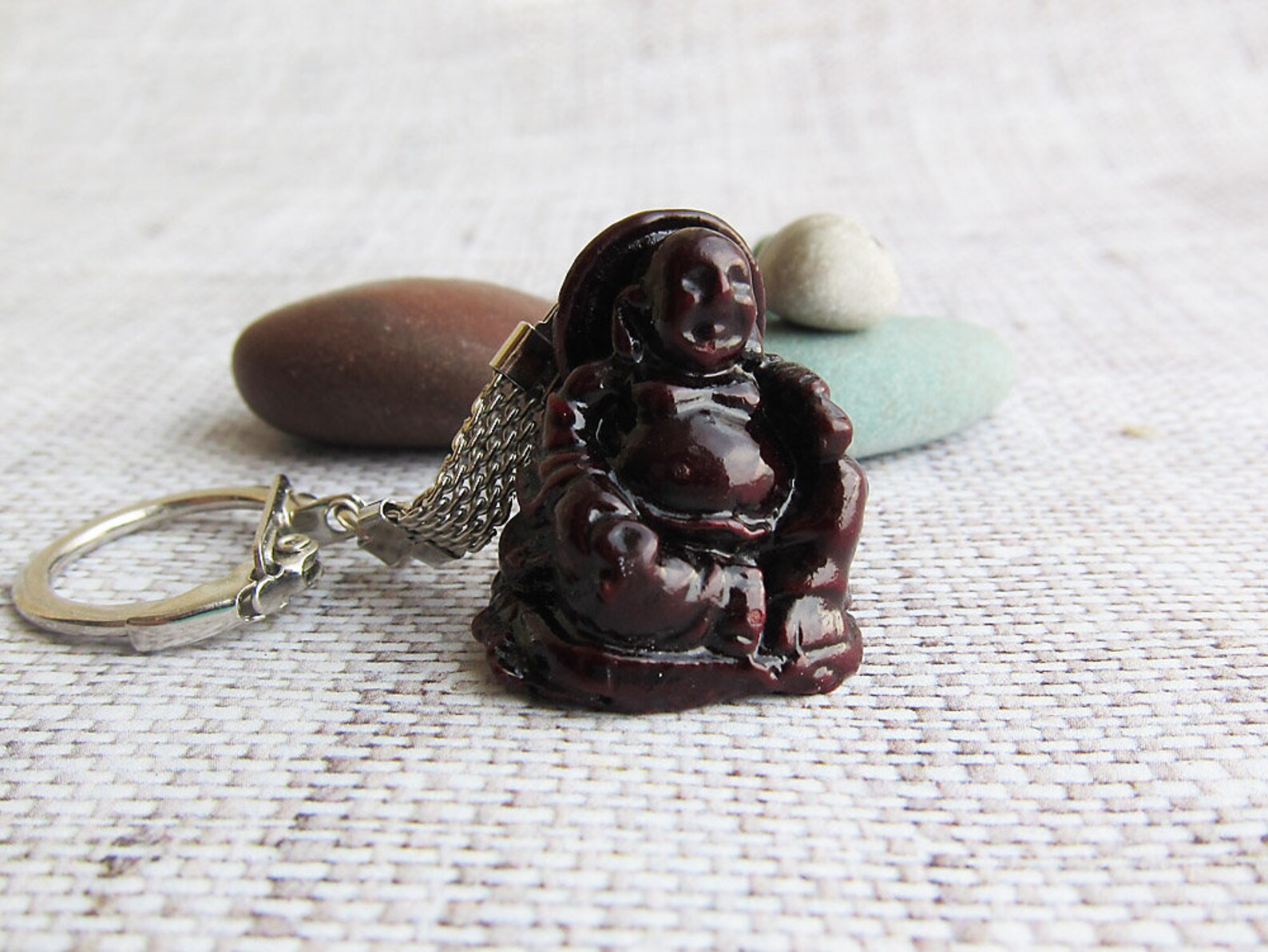 Small Buddha Statue Sitting Buddha Tibetan Keychain Buddhist - Etsy