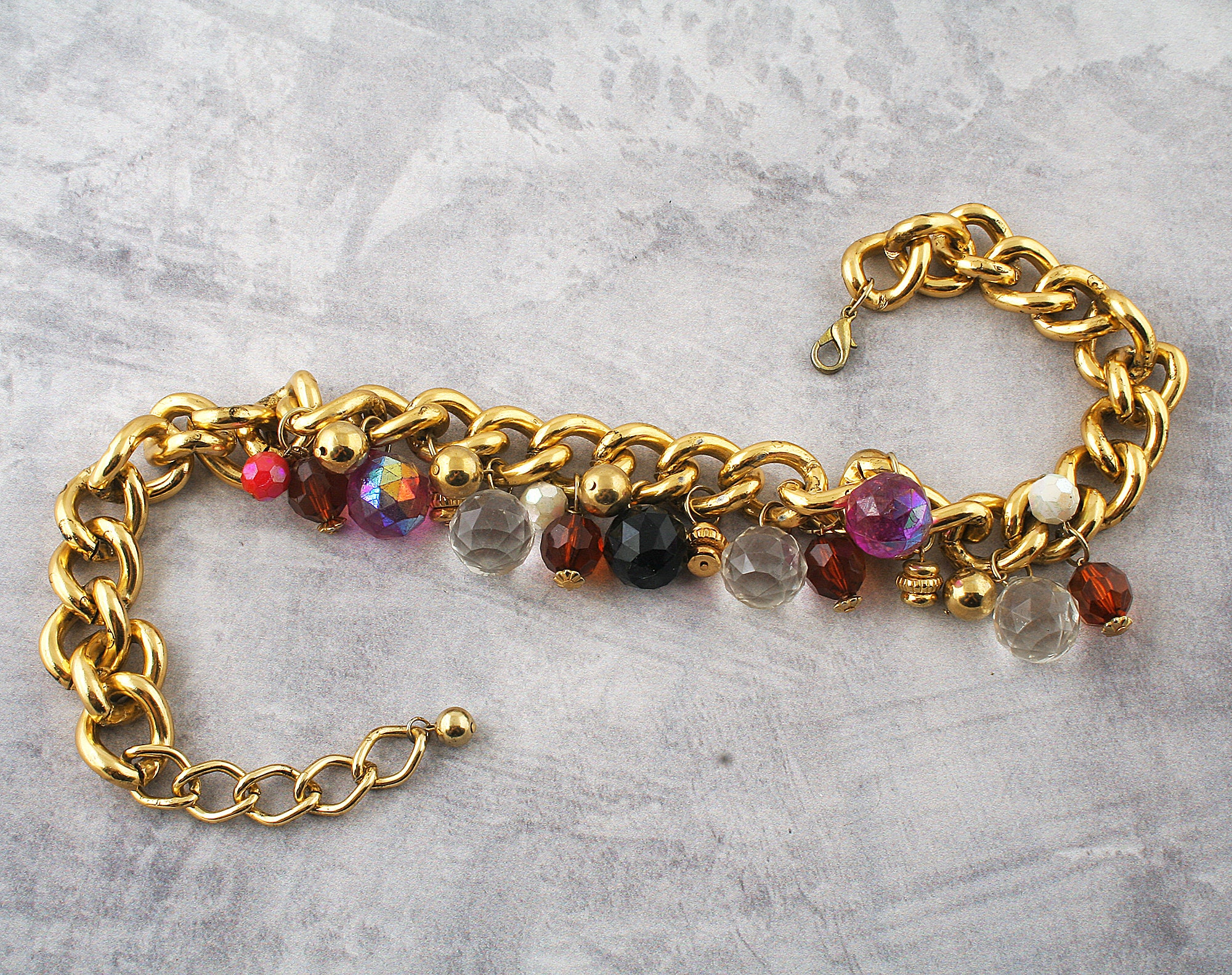 Womens Big Gold Chain Necklace Chunky Gold Chain Necklace | Etsy