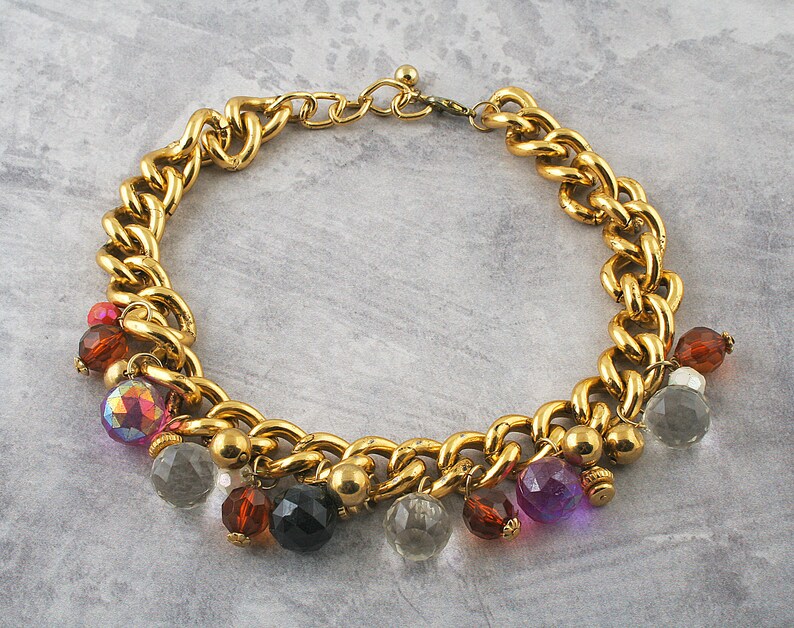 Womens Big Gold Chain Necklace Chunky Gold Chain Necklace | Etsy