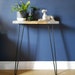 Scaffold Board Console Table Hall Stand Hair Pin Legs Reclaimed ...
