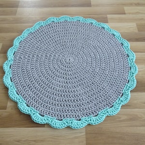 Pastel Rug, Custom Handmade Rugs, Gray Rugs for Nursery Girl, Etsy ...