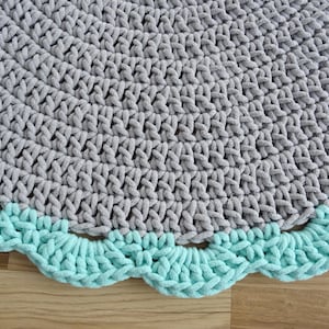 Pastel Rug, Custom Handmade Rugs, Gray Rugs for Nursery Girl, Etsy ...