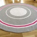 Round Rug, Crochet Carpet, Baby Rugs, Crochet Rug, Nursery Decor Girl ...