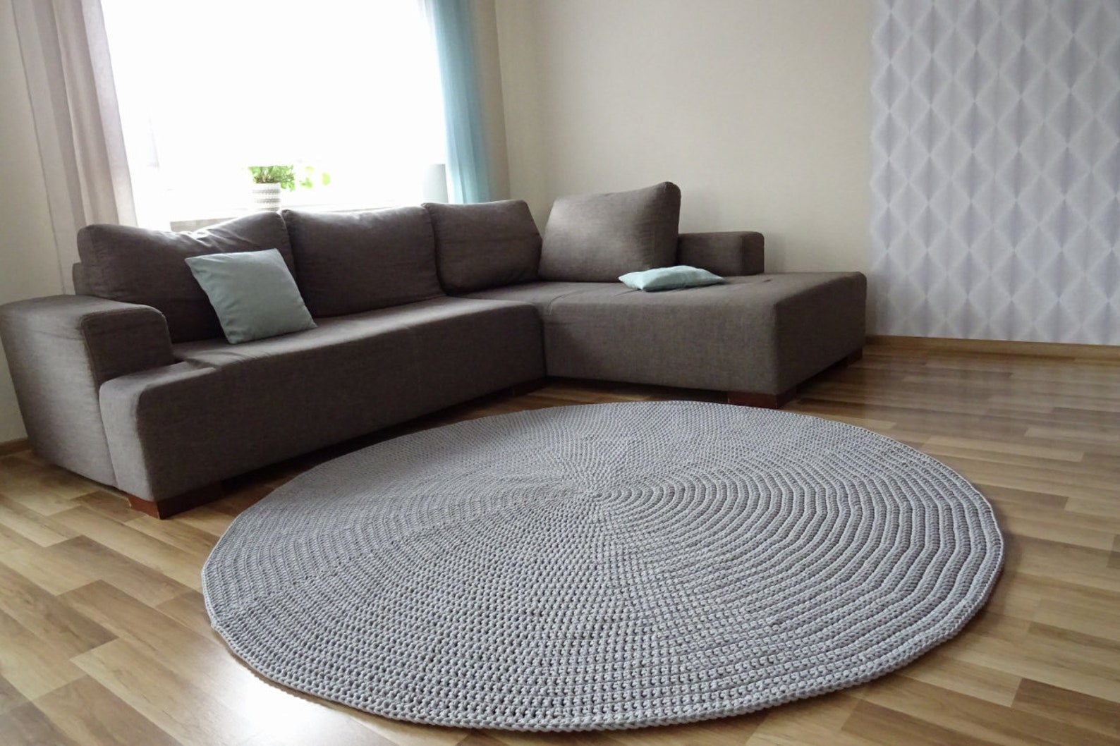 Giant Round Rug Braided Round Rug Throw Rugs for Living - Etsy