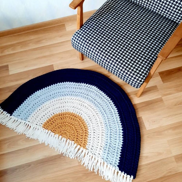 Half Circle Rug - Etsy