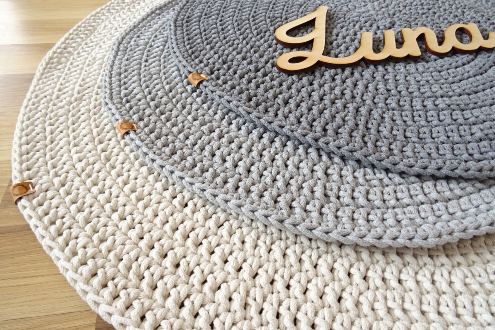 Pet Bed for Cat Pet Bed Dog Braided ROUND RUG Crochet Rug - Etsy