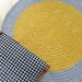 Yellow Round Crochet Rug, NURSERY RUG, Area Rug, Kids Rug,crochet ...