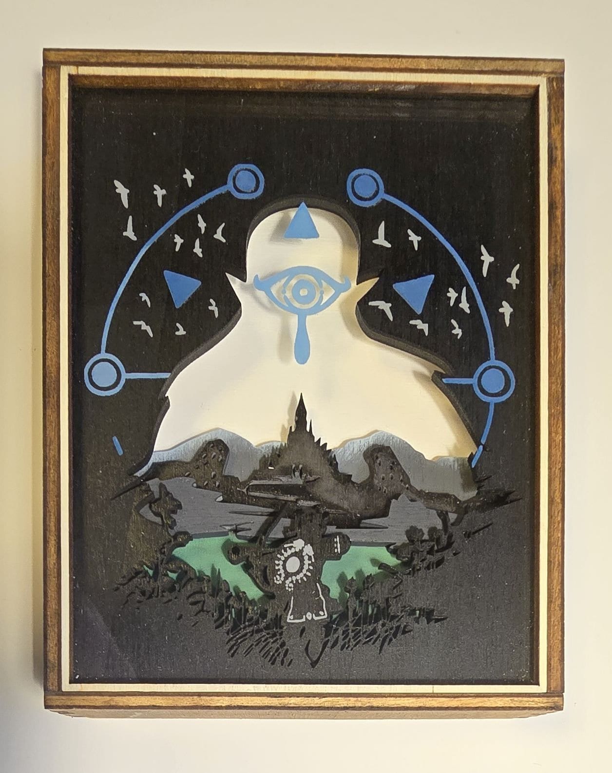 Zelda Breath of the Wild Light Box Shadow Box Display 3-D Wood Laser - Etsy