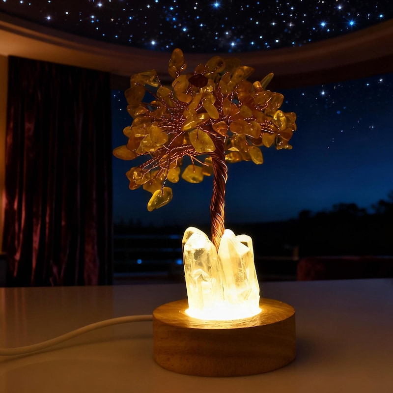 Citrine Crystal for Desk - Etsy