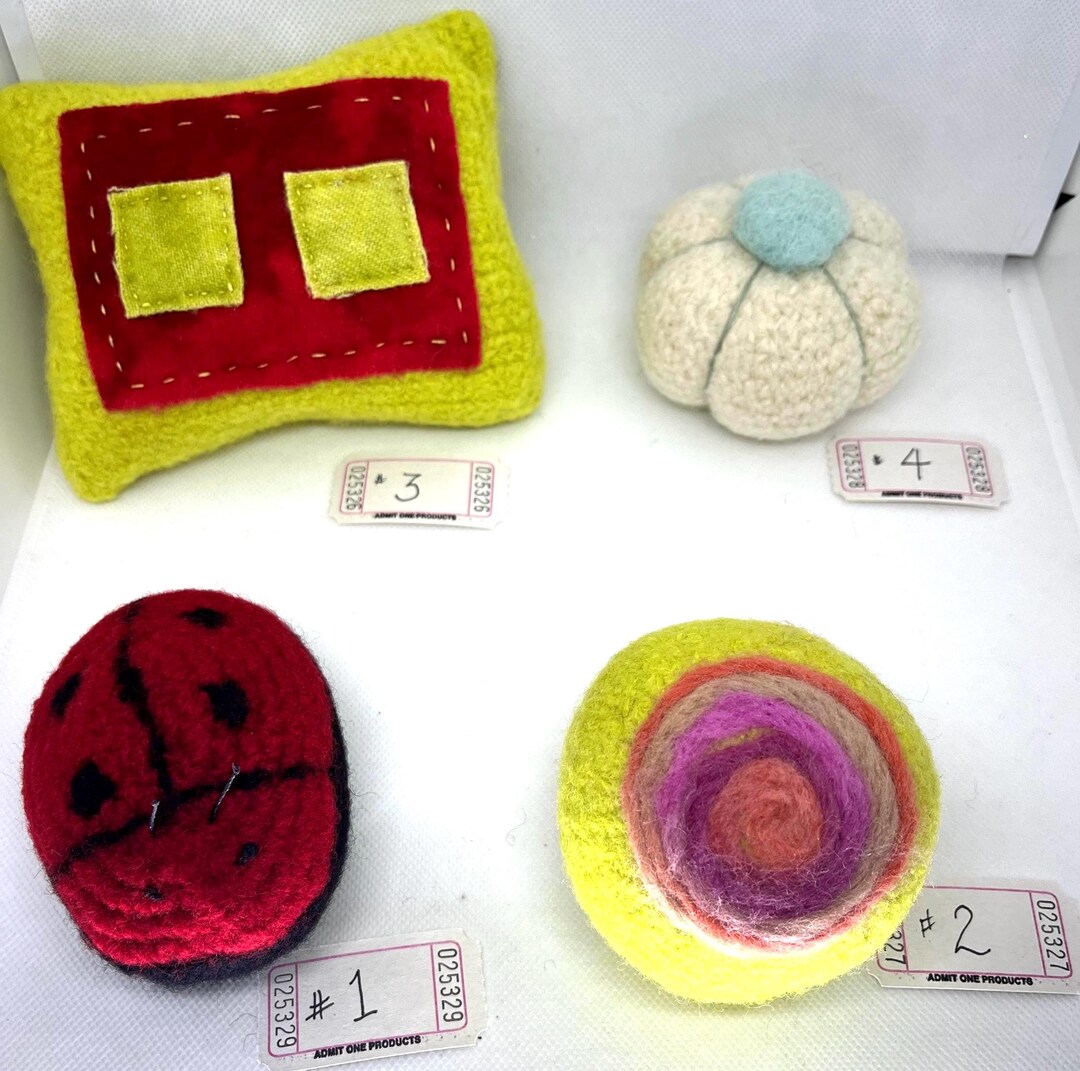 Felted Wool Pincushions - Etsy