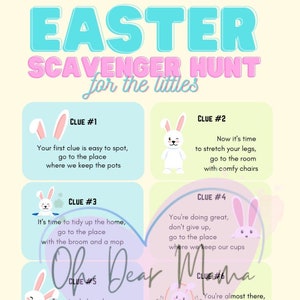 Easy DIY Easter Scavenger Hunt for Toddlers and Little Kids Indoor/at ...
