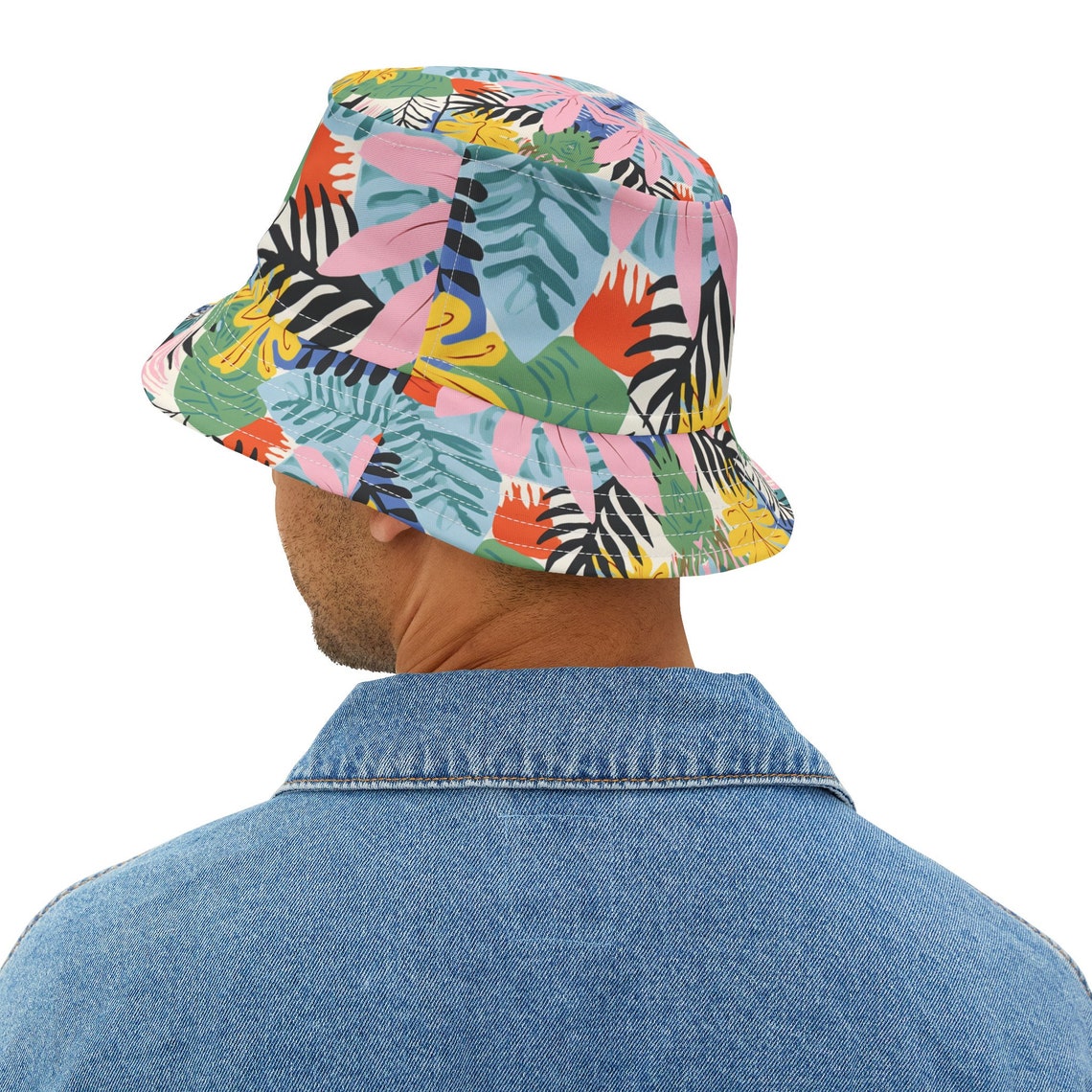 Vida Tropical Bucket Hat (all Over Print) Summer Beach Poolside Trendy ...