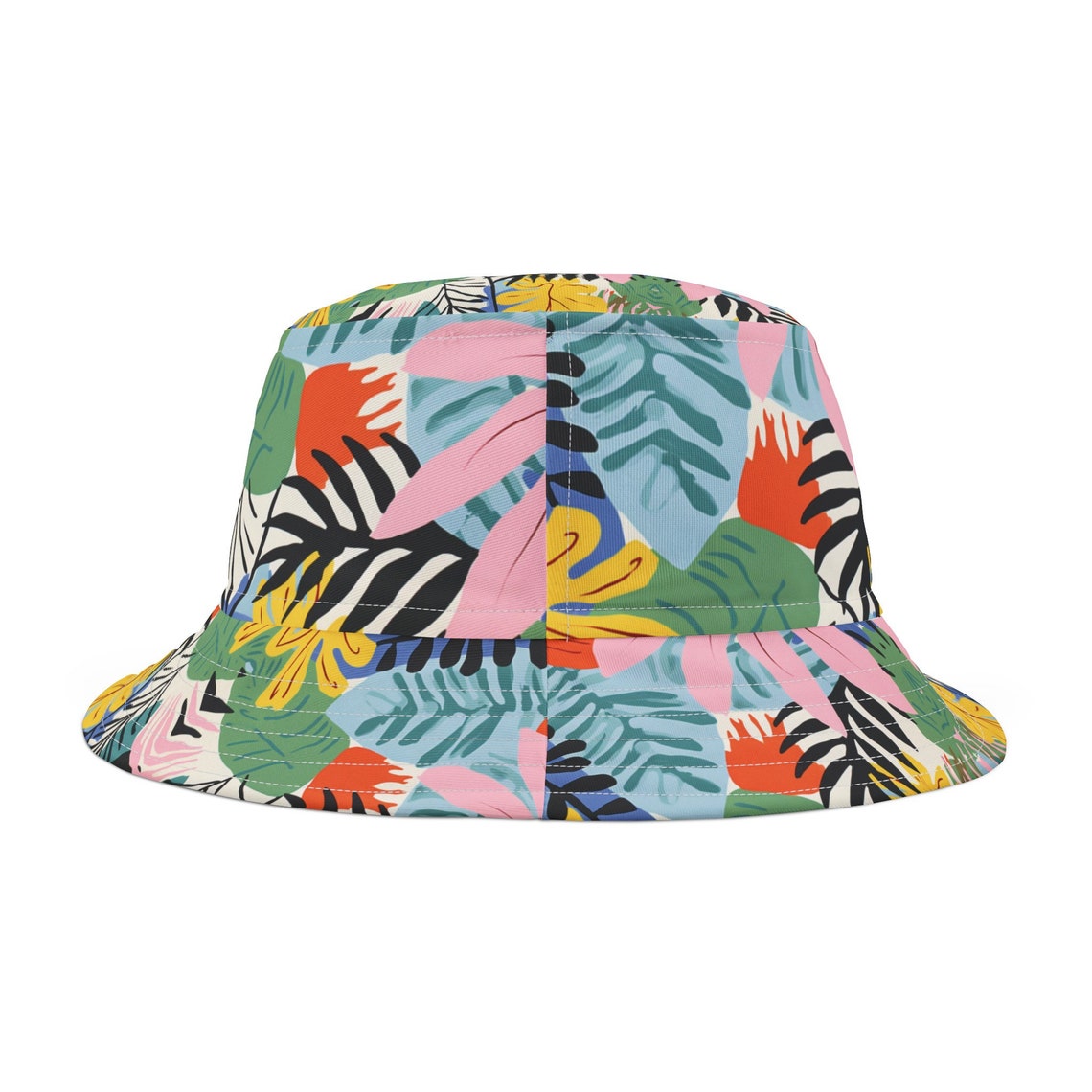 Vida Tropical Bucket Hat (all Over Print) Summer Beach Poolside Trendy ...
