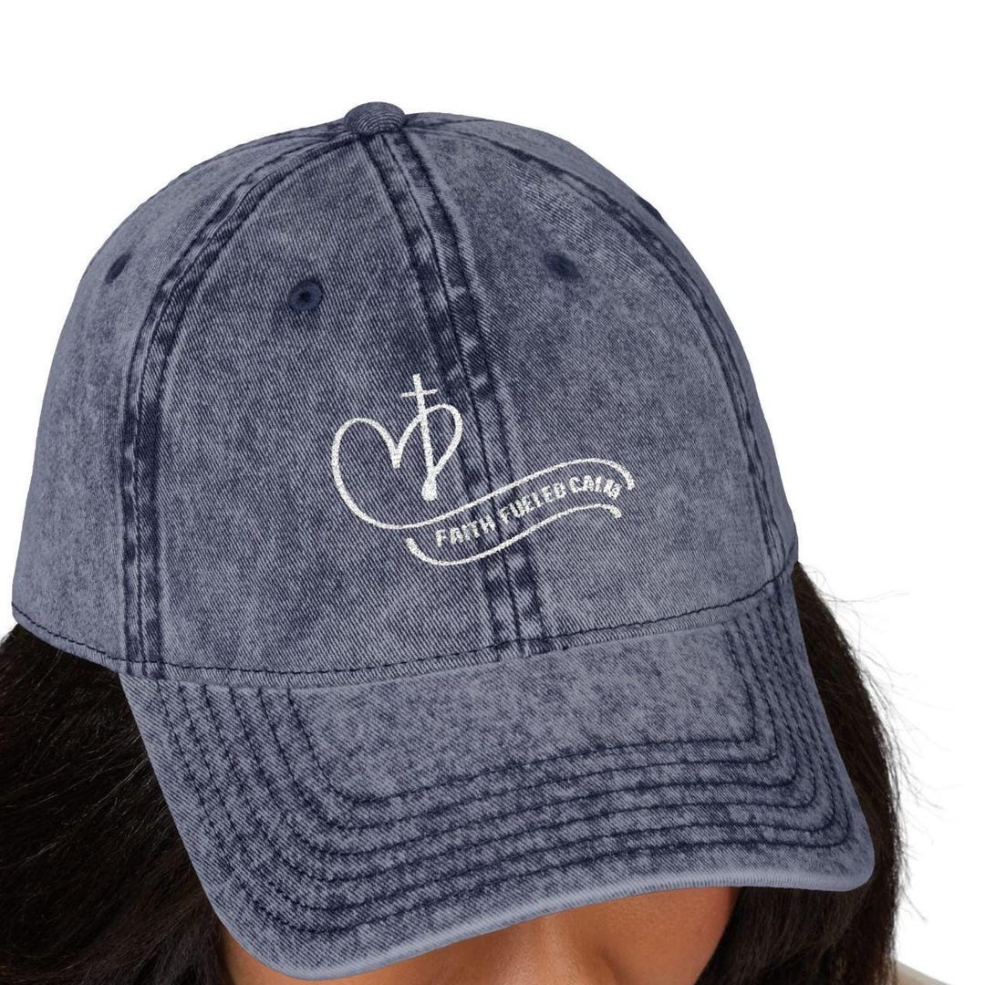Faith Fueled Calm Embroidered Vintage Hat, Christian Hat for Women or ...