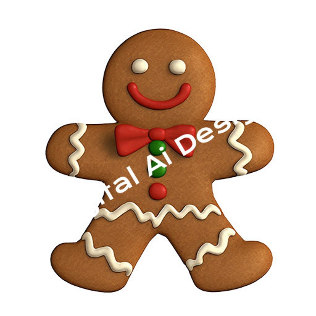 Gingerbread Man PNG, T Shirt Designs, Gingerbread Man Sublimation, AI ...