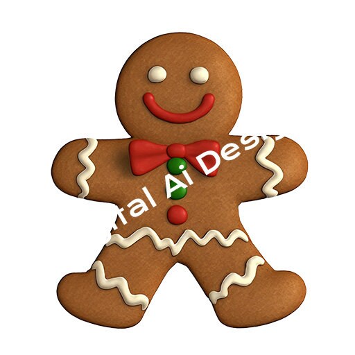 Gingerbread Man PNG, T Shirt Designs, Gingerbread Man Sublimation, AI ...
