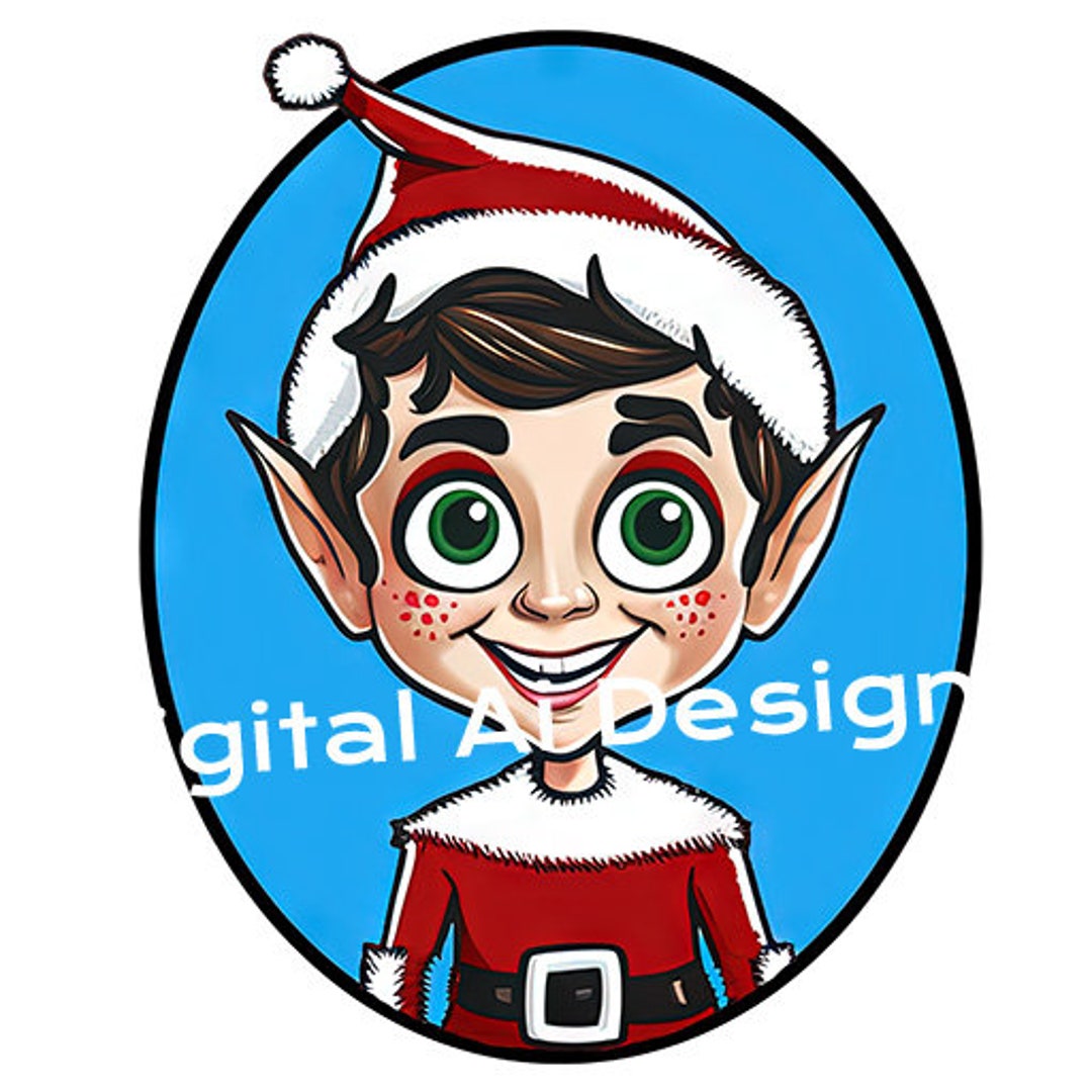 Elf PNG, T Shirt Design, Png for Sublimation, DTF, AI - Etsy
